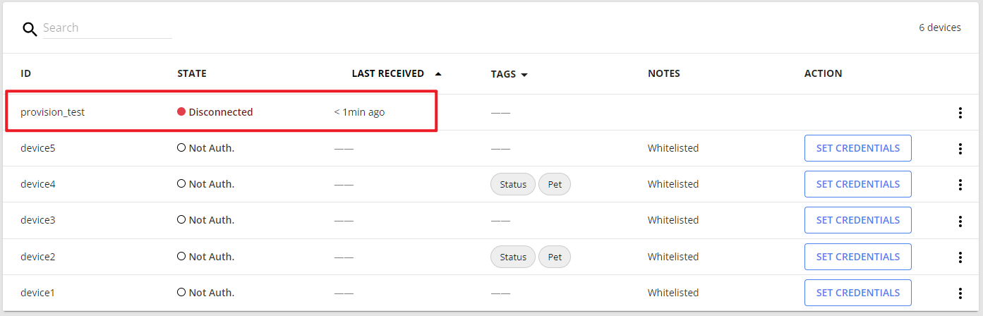 Provisioning - Documentation